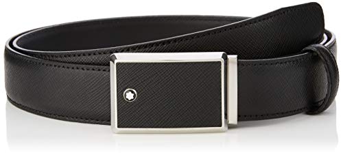 Montblanc Adult's Classic Line Belt, Black, 120