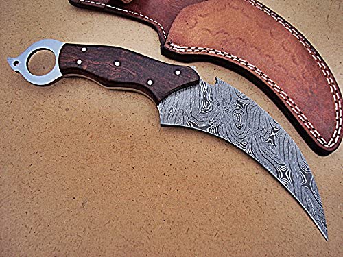Poshland BC-206 - Handmade Damascus Steel 10.20 Inches Skinner Knife & Hunting Knife - Karambit Knife