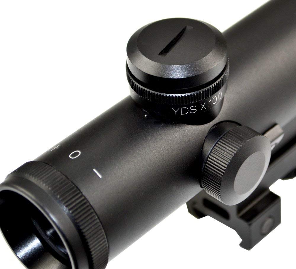 Sniper MT4X20 Carry Handle Scope with BDC Turret Mil-Dot Reticle
