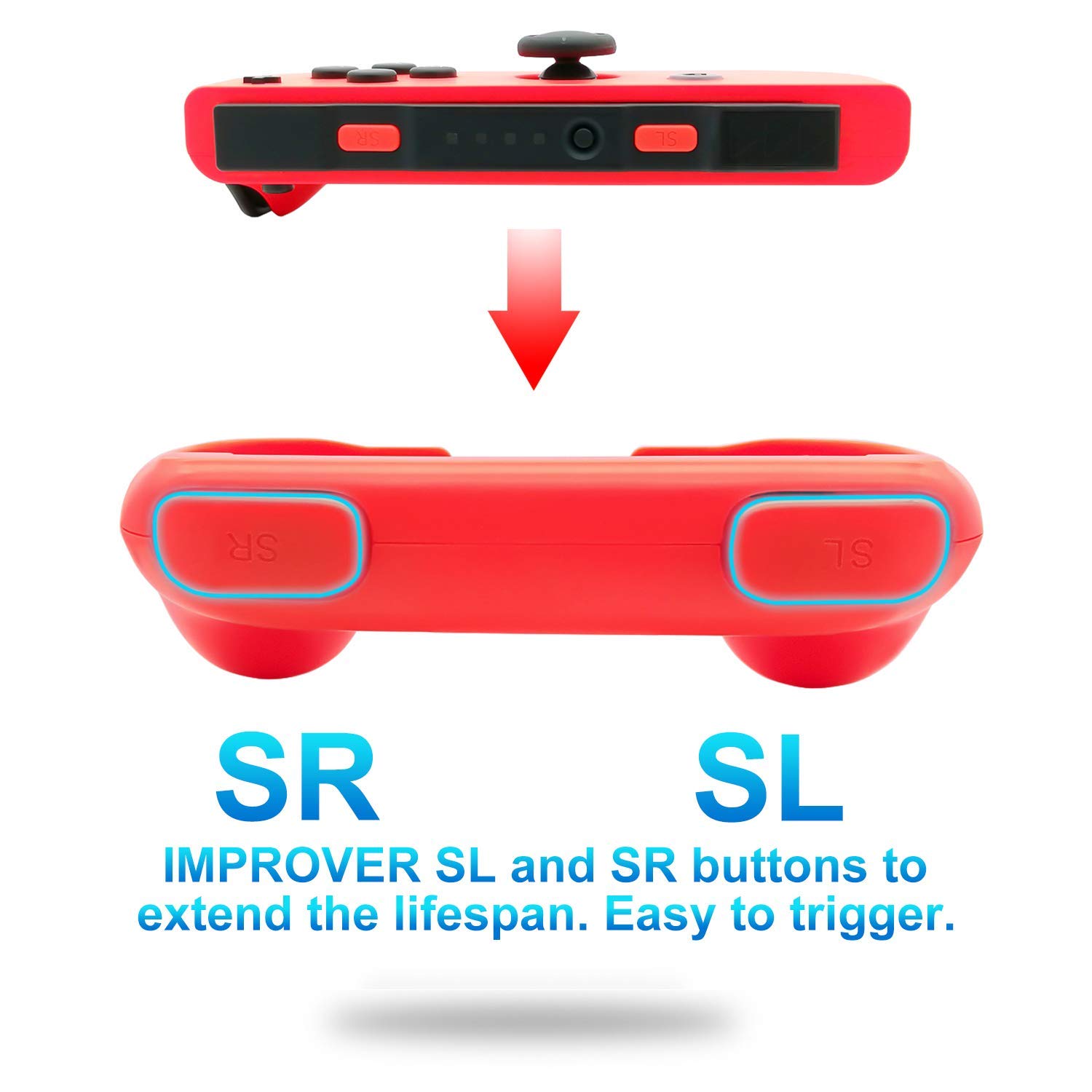 NiSotieb 13 in 1 Switch Controller Accessories Bundle for Switch- Travel Bag/Switch Steering Wheel 8 Delux/Hand Grips Handle/8x Thumb Grip
