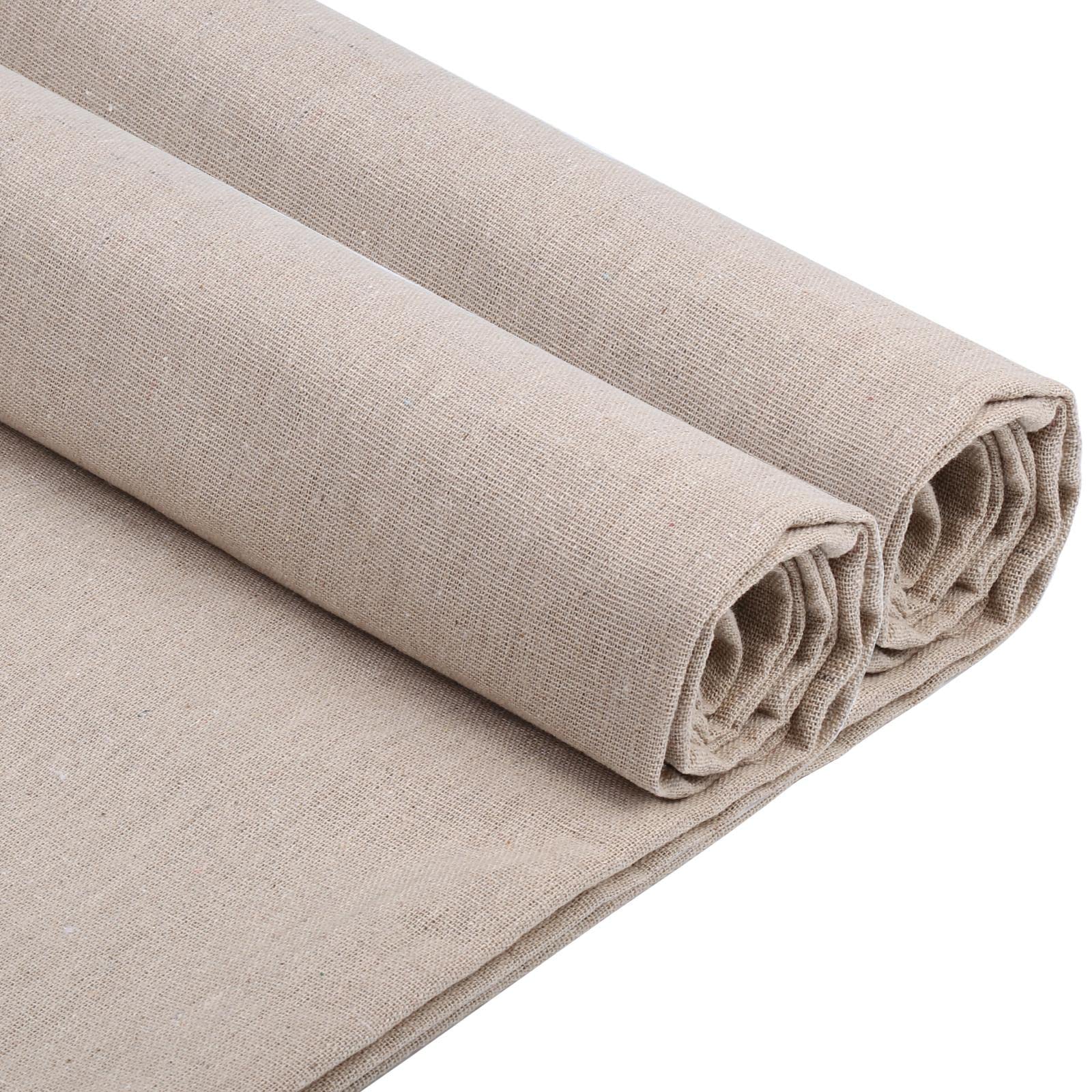 Muslin Fabric 5 Yard Muslin Cloth 63 Inches Wide Textile Unbleached Natural Cotton Fabric Soft and Smooth Embroidery Fabric Reusable and Washable Linen Fabric for Sewing Embroidery Decor DIY Projects