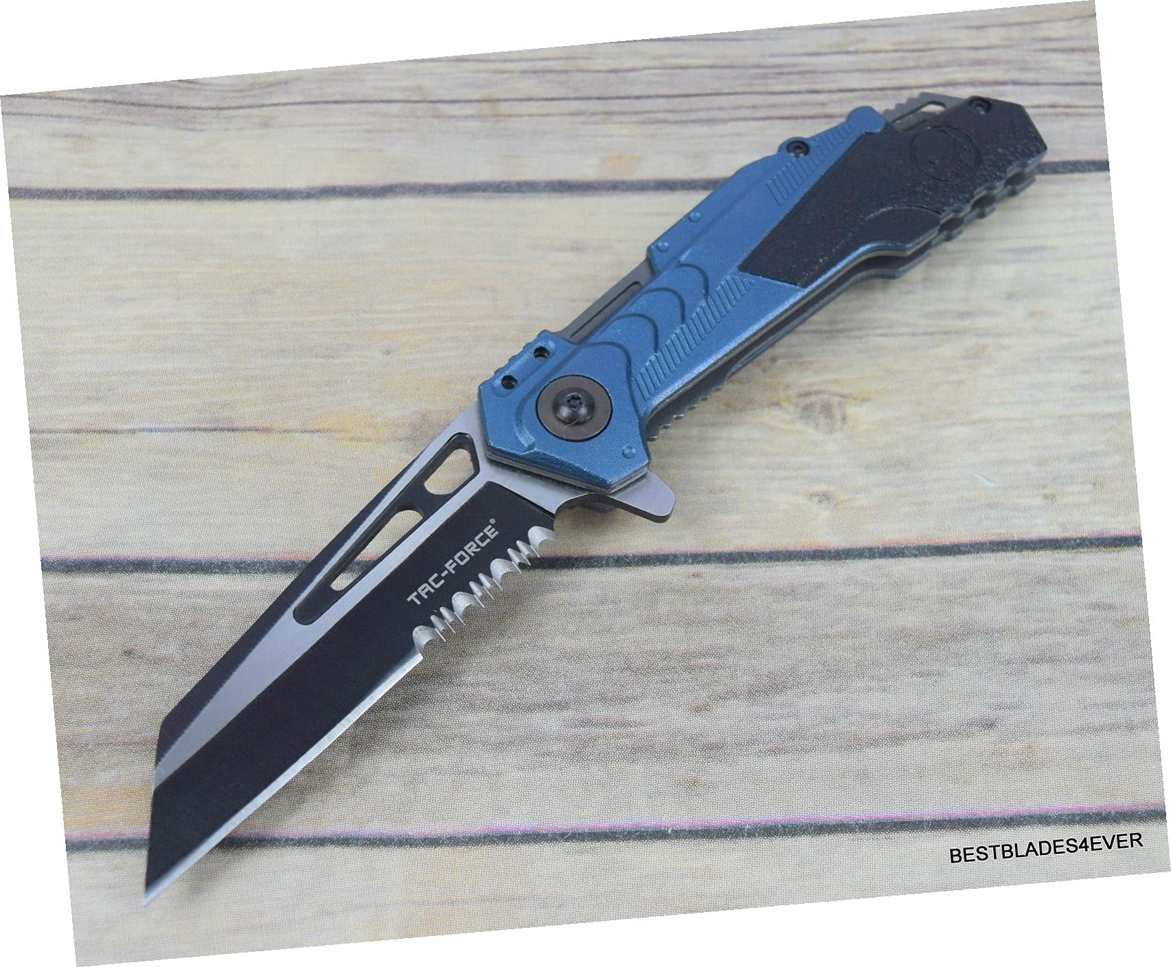 Tactical Open Folding Pocket Knife With Clip Outdoor Survival Hunting Knife for Camping by Survival Steel