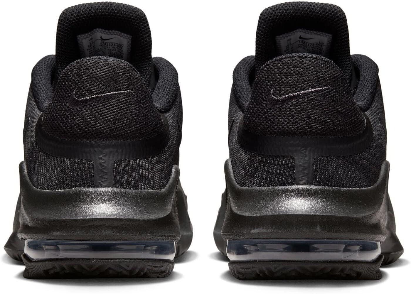 Nike Men's Air Max Impact 4 Basketball Shoes, Black/Anthracite, 14 M US