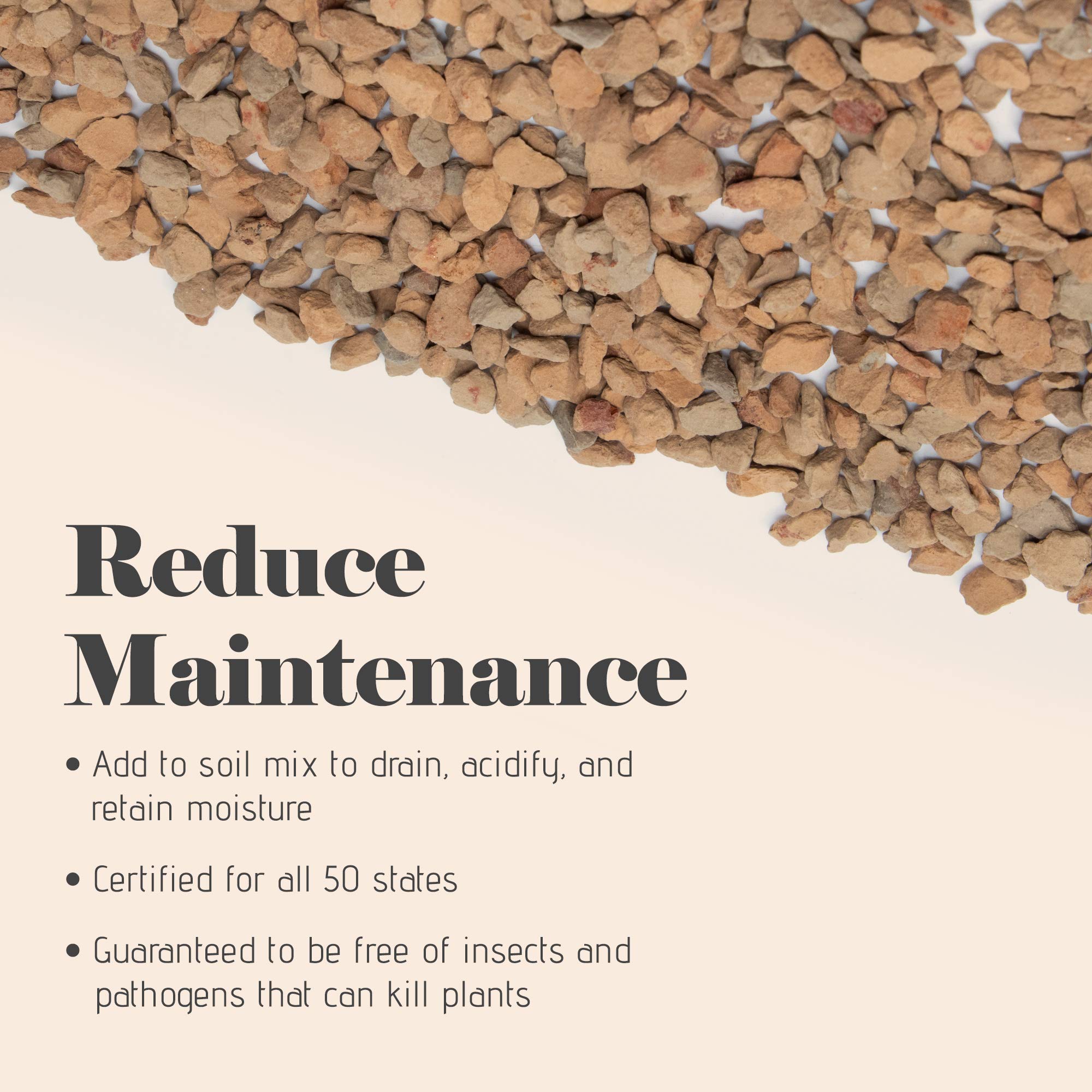 Monto Clay pH 5.6 (Montmorillonite Calcined Clay) Bonsai Soil Amendment (2 Dry Quarts)
