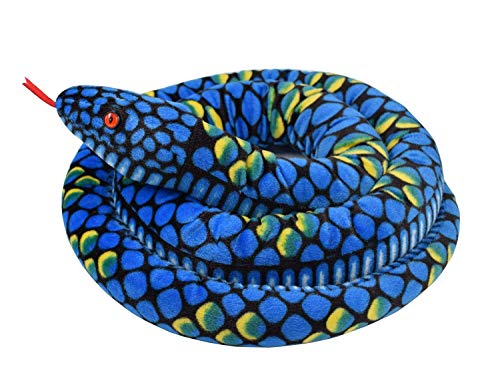 MUOVE Snake Stuffed Animal, Plush Large Snake Realistic Snake Toy, 110 inch Gifts for Kids
