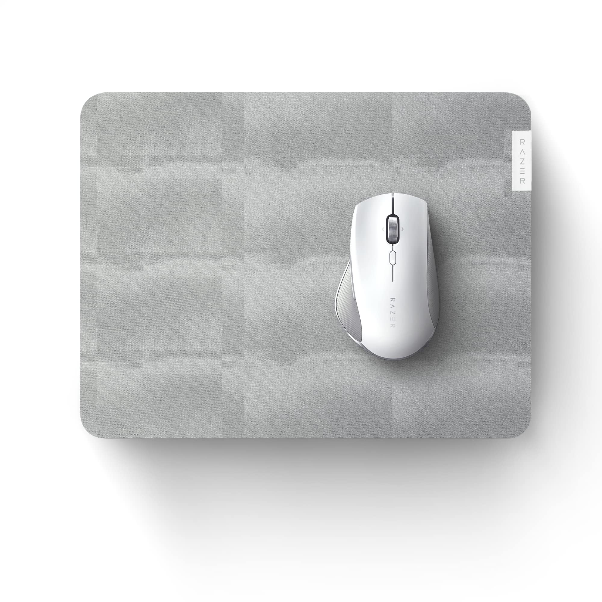 Razer Pro Glide Soft Mouse Mat: Thick, High-Density Rubber Foam - Textured Micro-Weave Cloth Surface - Anti-Slip Base - Medium Size