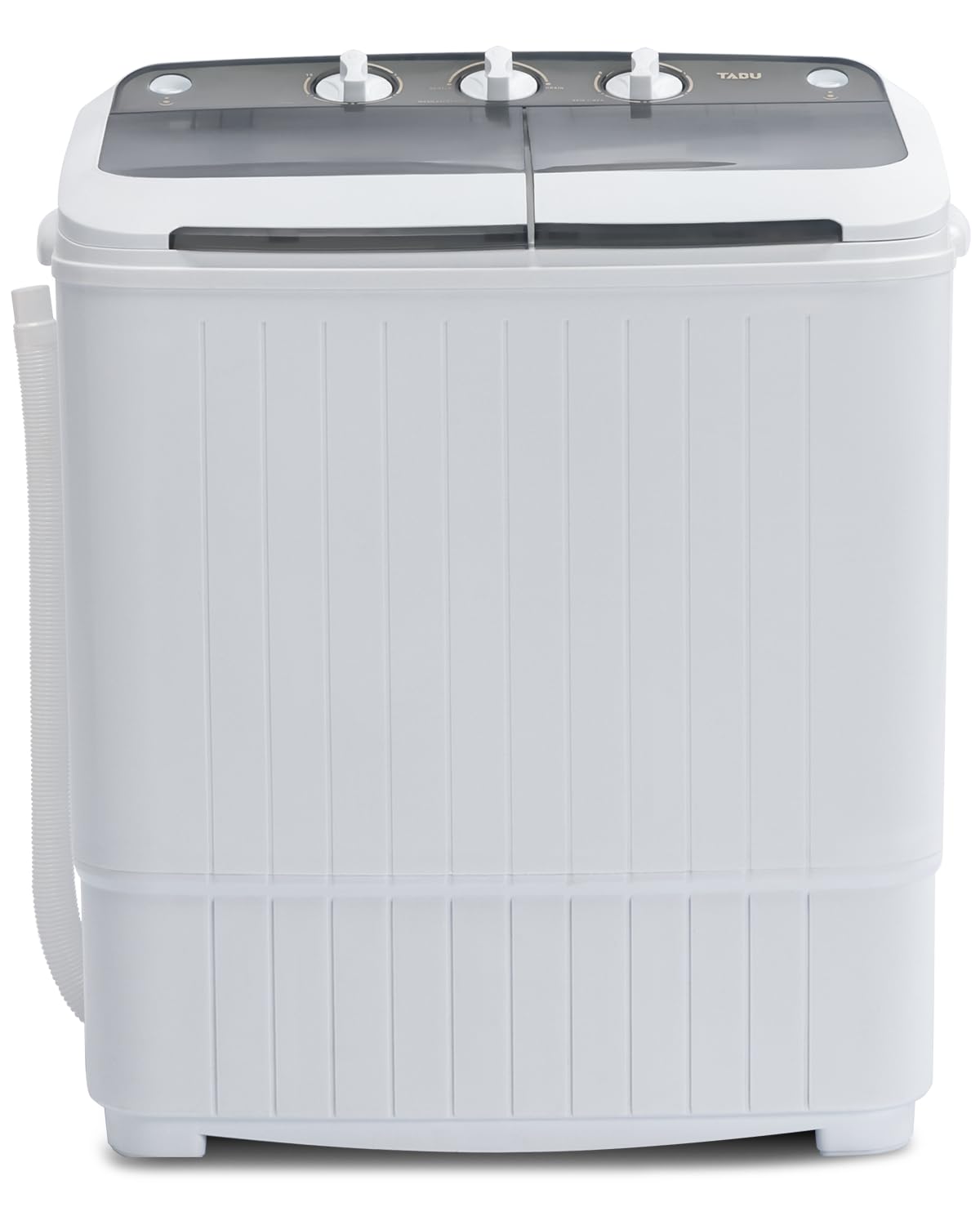 Portable Washing Machine, 2 in 1 Washer Machine, Twin Tub Washing and Spining Combo Machine, 17.6LBS Portable Washer for Apartment, Dorms, RVs, Camping and More (Grey)