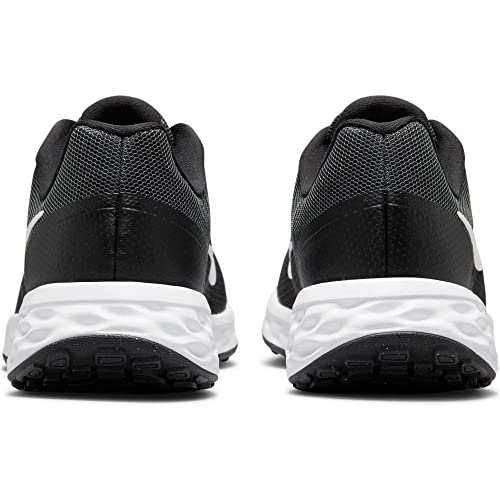 Nike Women's Sneaker Running Shoes, Black White Dk Smoke Grey Cool Grey, 6.5
