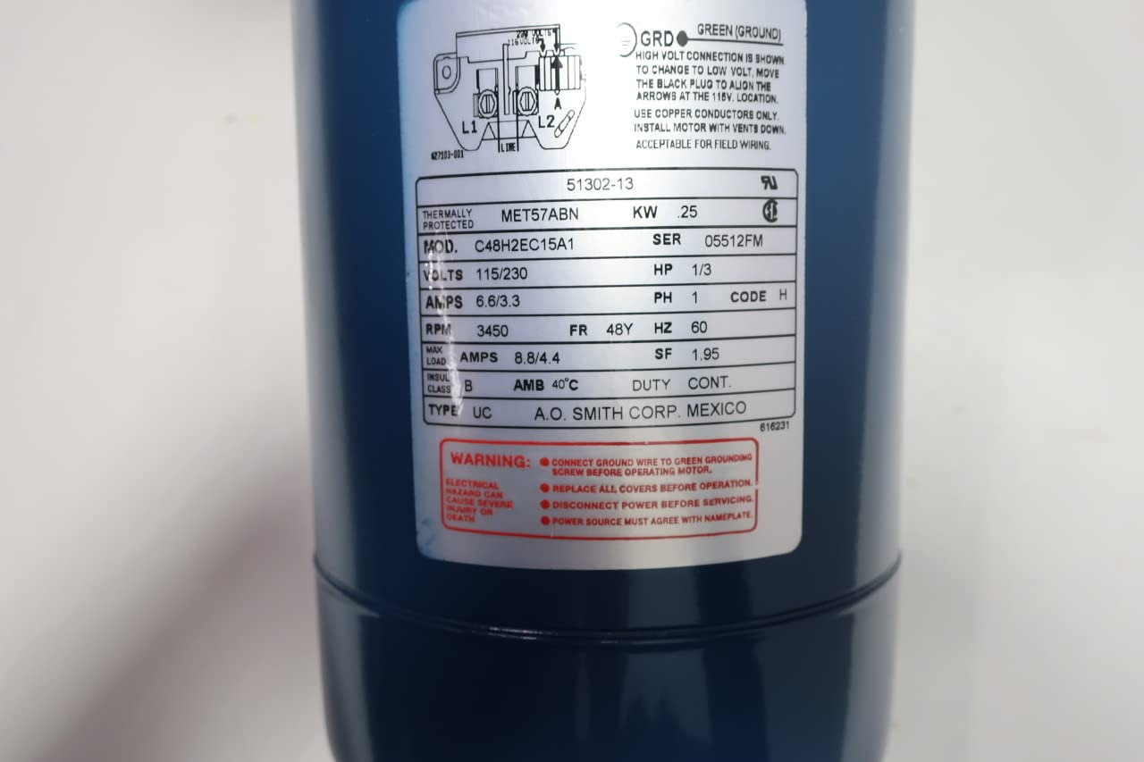 SPIRAX SARCO 57112 P/MTR Centrifugal Pump 1/4KW 115/230V-AC