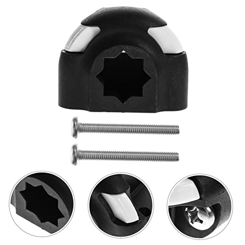 TOKIDNY 5pcs Compact Stand Holder Supports Outdoor Marine Canoe Base Storage Fishing Accessory Holding Shaped Pole Rack Flexible Tool Mount Boat Star Bracket for Brace