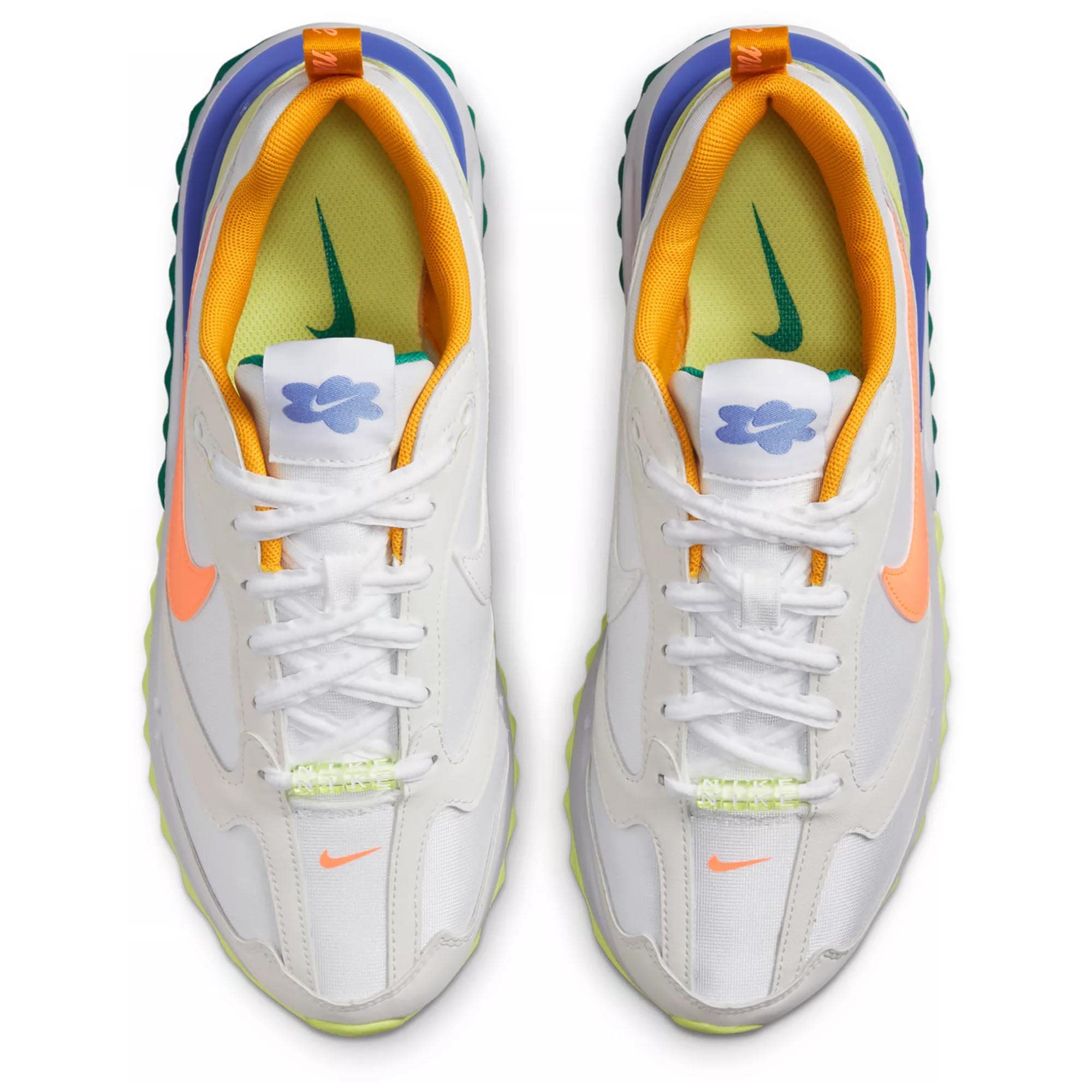 Nike Women's WMNS Air Max Dawn Running Shoe (White/Light Liquid Lime/Light Thistle/Peach Cream, us_Footwear_Size_System, Adult, Women, Numeric, Medium, Numeric_8)