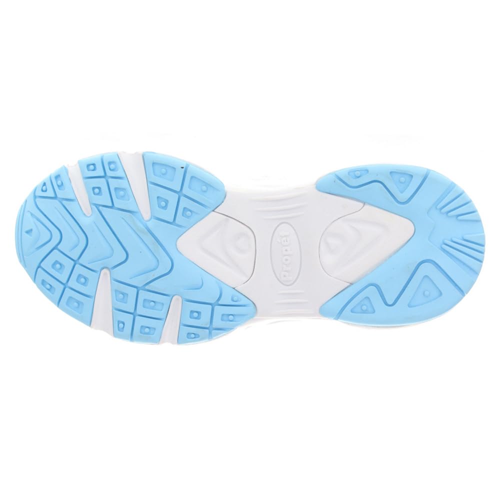 Propet Stability Walker Womens Walking 9 3E US WhiteLight Blue