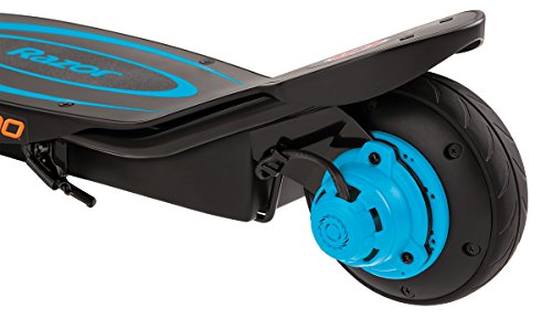 Razor Power Core E100 Electric Scooter - Black Deck - Blue - FFP