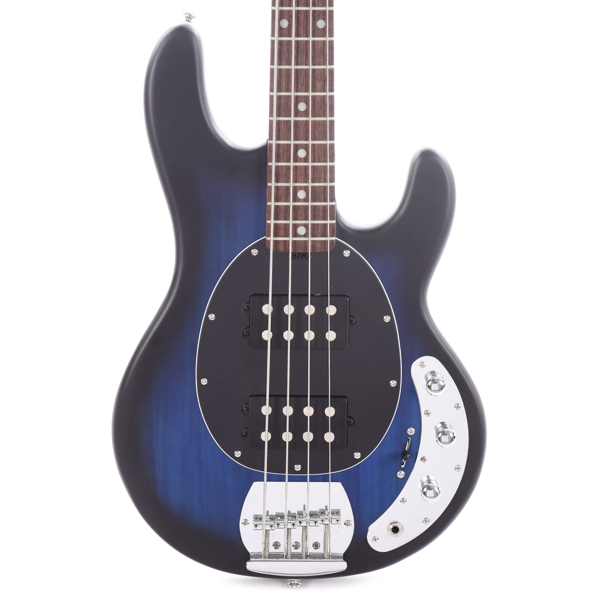 Sterling by Music Man 4 String Bass Guitar, Right, Pacific Blue Burst Satin (RAY4HH-PBBS-R1)