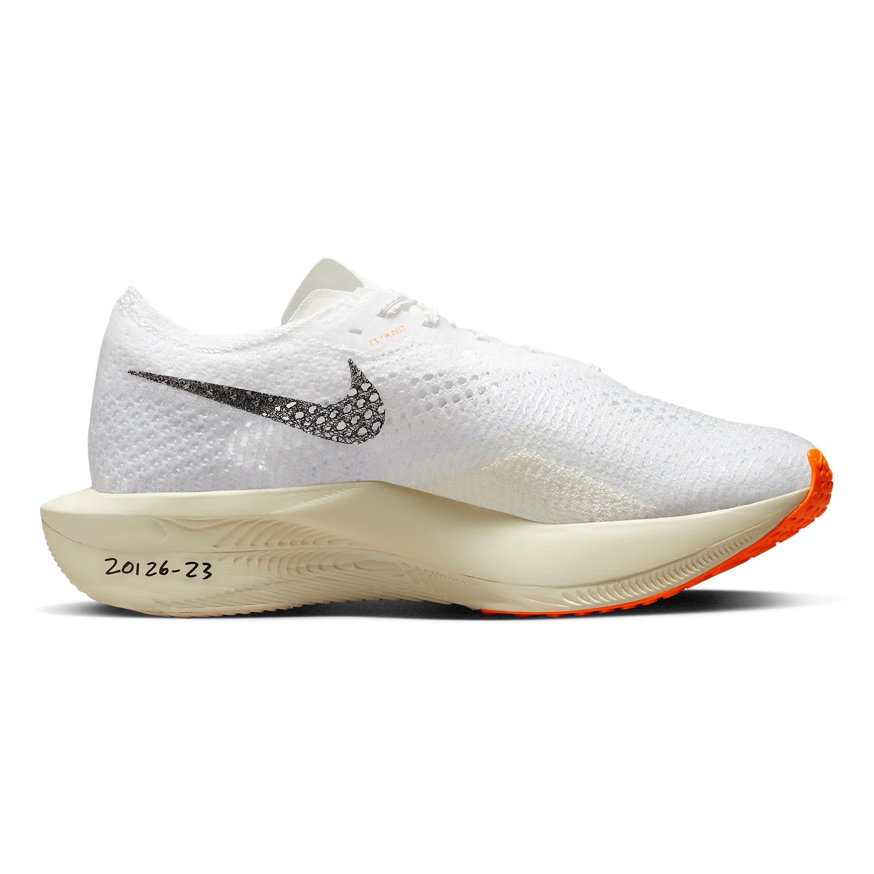 Nike Women's ZoomX VaporFly 3 Road Racing Shoes (10 US, White/Black/Phantom)