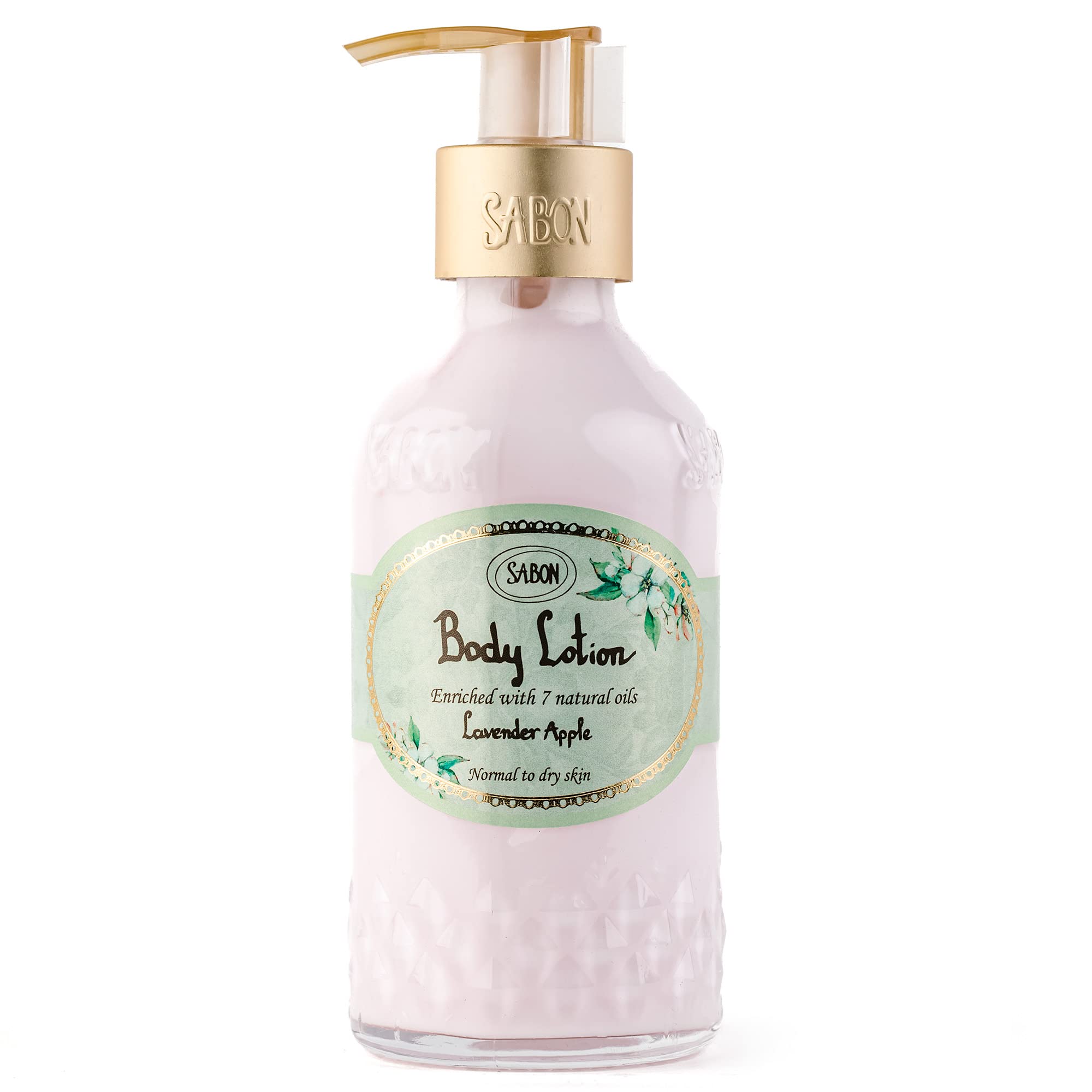 Sabon Body Lotion — Lavender Apple | Luxurious, Moisturizing Lotion for Soft Skin | 7 Botanical Oils | For All Skin Types | 7 Fl Oz