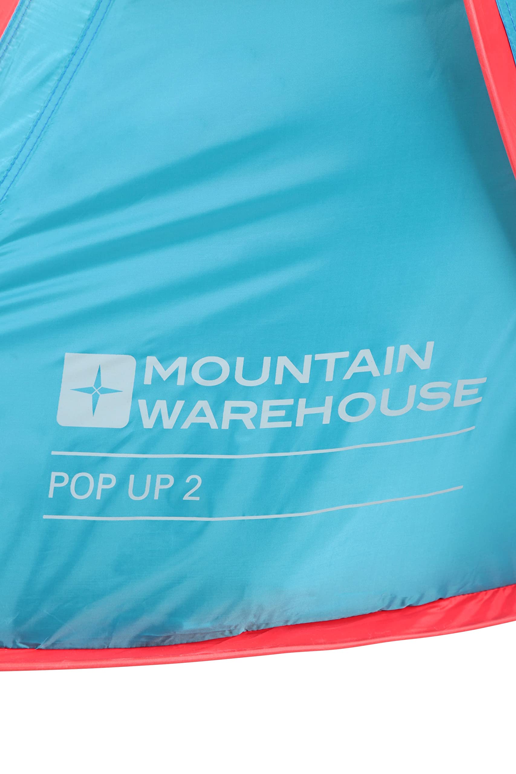 Mountain Warehouse Pop-Up Tent - 2 Man Festival Summer Camping Tent Teal