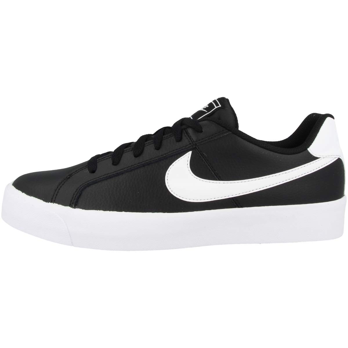 Nike Men's Court Royale AC Sneaker, White/Black, 8 Regular US