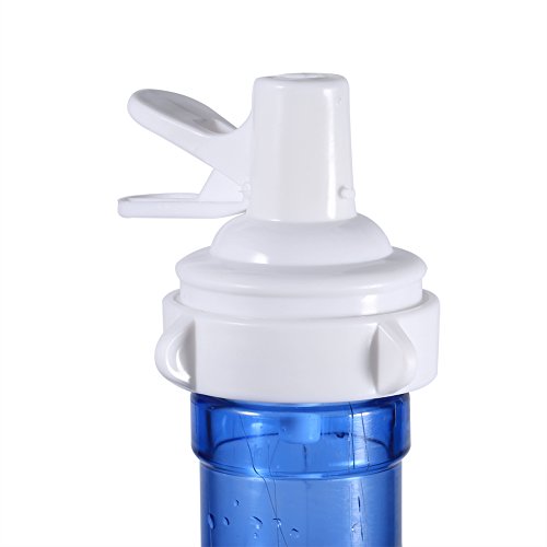 Yosoo Water Dispenser Valve, Plastic Drinking Bottle Top Spigot Water Replacement Bottle Top Valve Faucet Dispenser Simple Device White