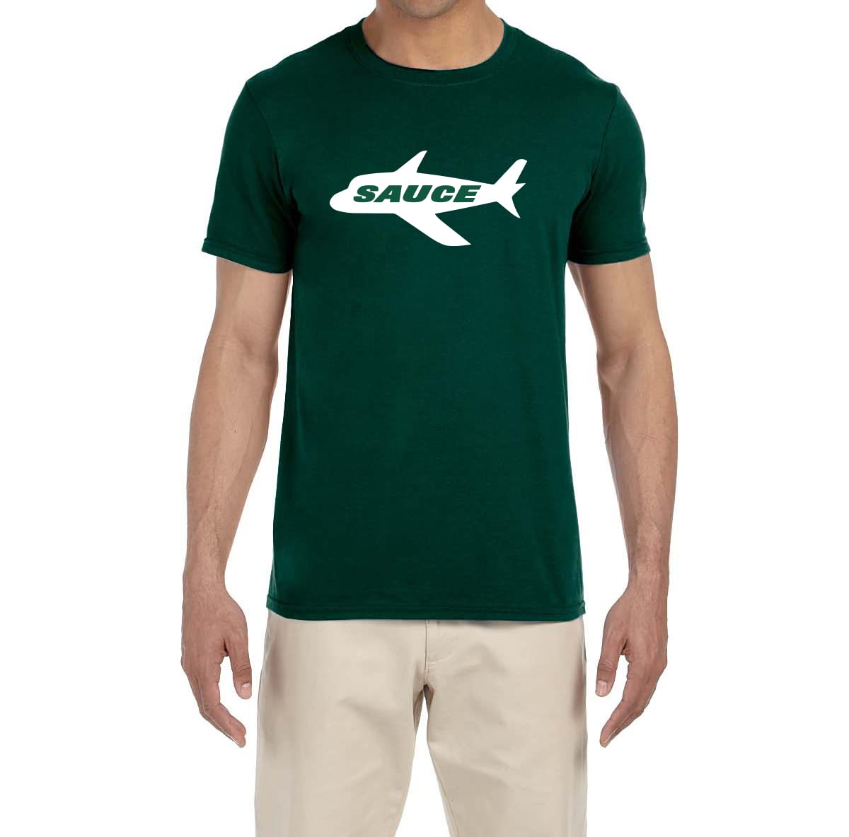 Tobin Clothing Green Jets Sauce Jet Logo T-Shirt Adult