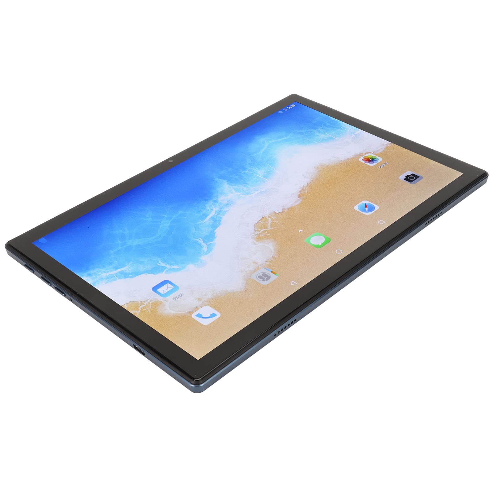 Reading Tablet Blue Tablet 10.1 Inch 3 Card Slots 5G WiFi Dual Camera for Home (US Plug)