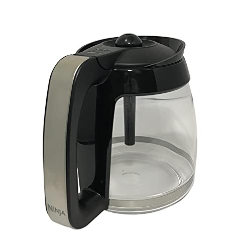 Ninja CE201 12-Cup Programmable Coffee Maker, Medium, Black Stainless Steel (Renewed)