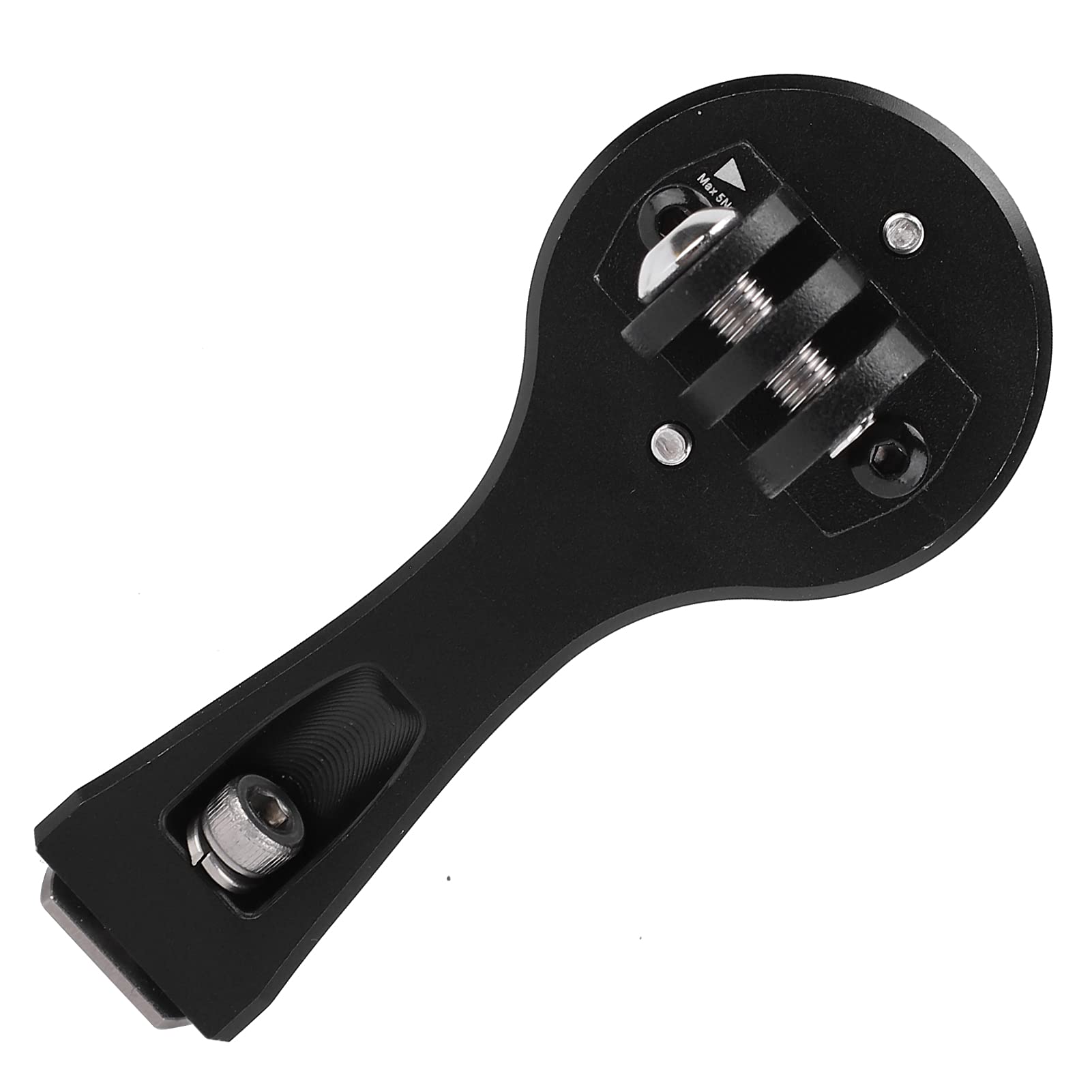 Shanrya Bicycle Computer Bracket, Dometer Extension Holder Practical Black for Mountain Bikes for Road Bikes
