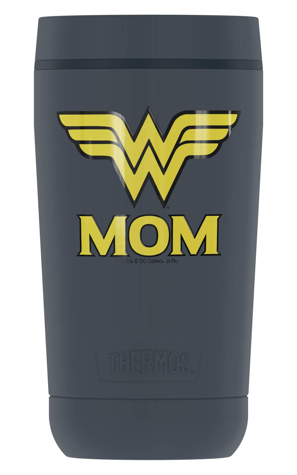 THERMOS Wonder Woman Wonder Mom Logo, GUARDIAN COLLECTION Stainless Steel Travel Tumbler, Vacuum insulated & Double Wall, 12oz