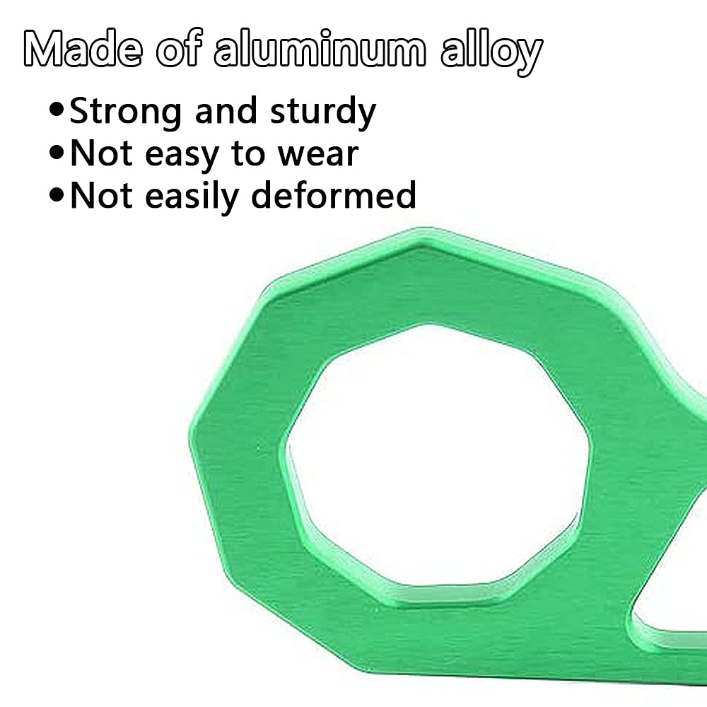 Rear Tow Towing Hook for Universal Car Auto Trailer JDM Ring Aluminum Racing Trailer Hook Green