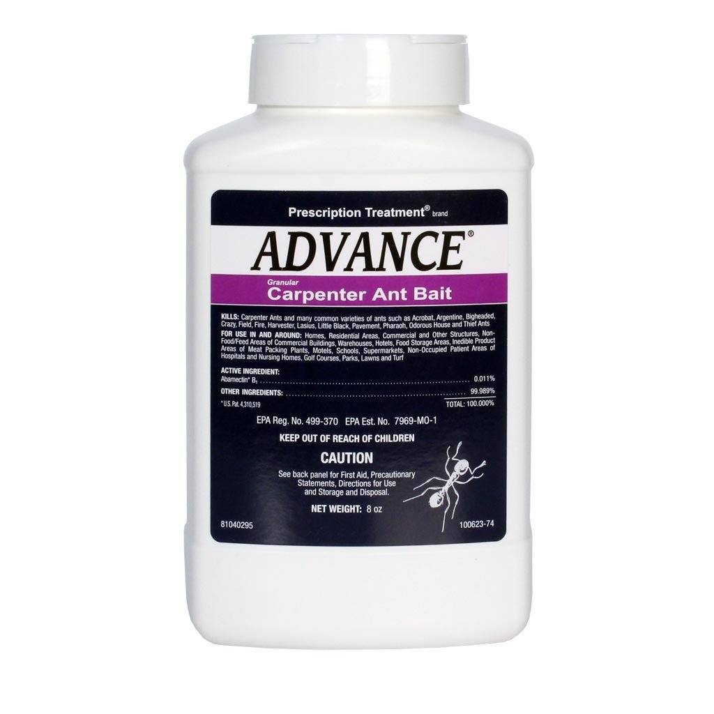 Maxforce Quantum 0.03% Imidacloprid Ant Control Liquid Bait with 10 Stations, 120 Gram Bottle and BASF - 396153 - Advance Carpenter Ant Bait - 8oz, White