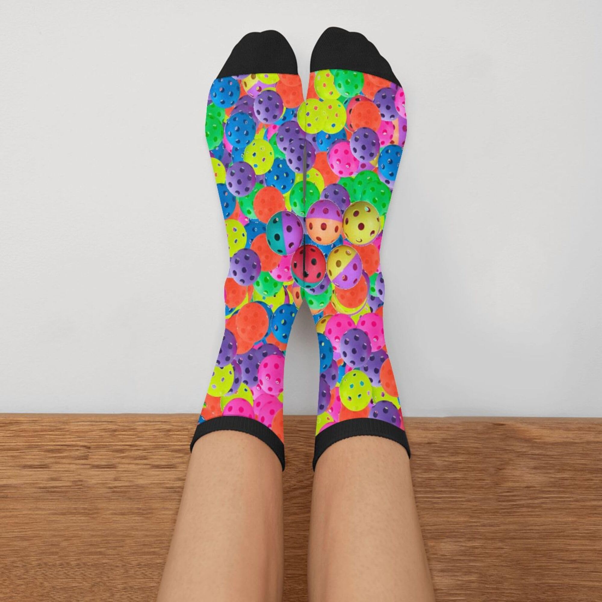 Pickleball Novelty Socks For Women & Men One Size