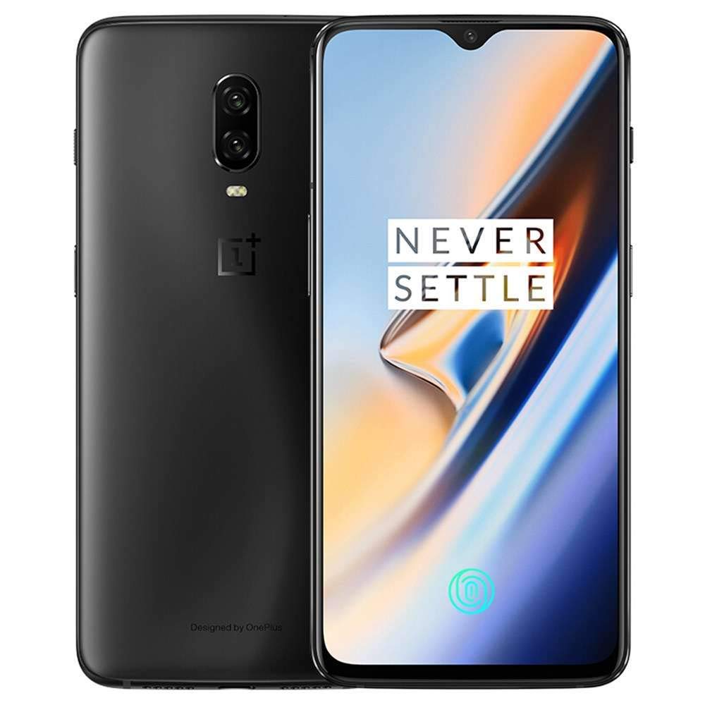 OnePlus 6T A6010, Dual Sim, 6.41", 8GB RAM, GSM Unlocked International Model, No Warranty (Midnight Black 128GB) (Renewed)
