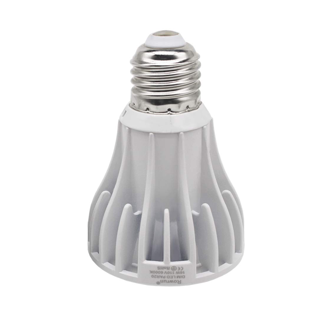 PAR20 16W LED Spotlight, E26 COB 24° Beam Angle Medium Base Cold White AC 120V Dimmable 6000K LED Flood Light 2-Pack