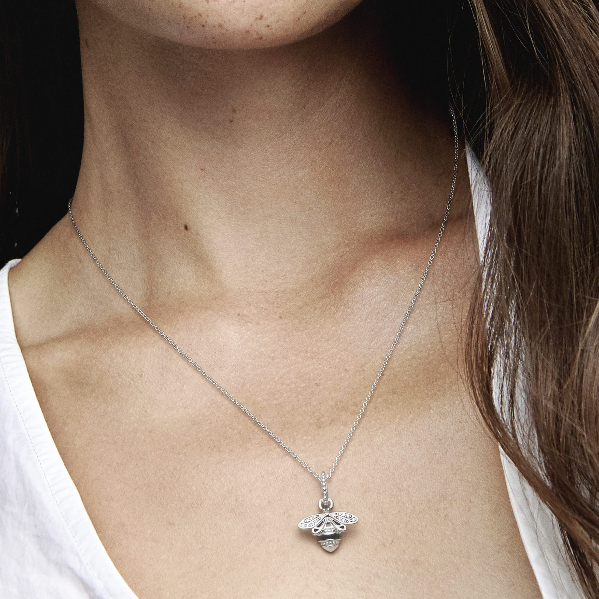 Pandora Sparkling Queen Bee Pendant 398840C01, No Gift Box
