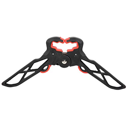 SOONALL Archery Bow Stand, Mini Portable Bow Kickstand, Composite Pulley Bow Bracket, Rubber Archery Holder Stand, Compound Bow Kick Stand for Outdoor Hunting