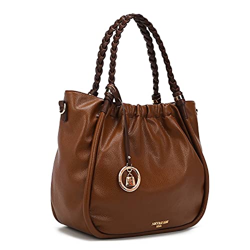 Nicole Lee Julieta Hobo Bag (BROWN)