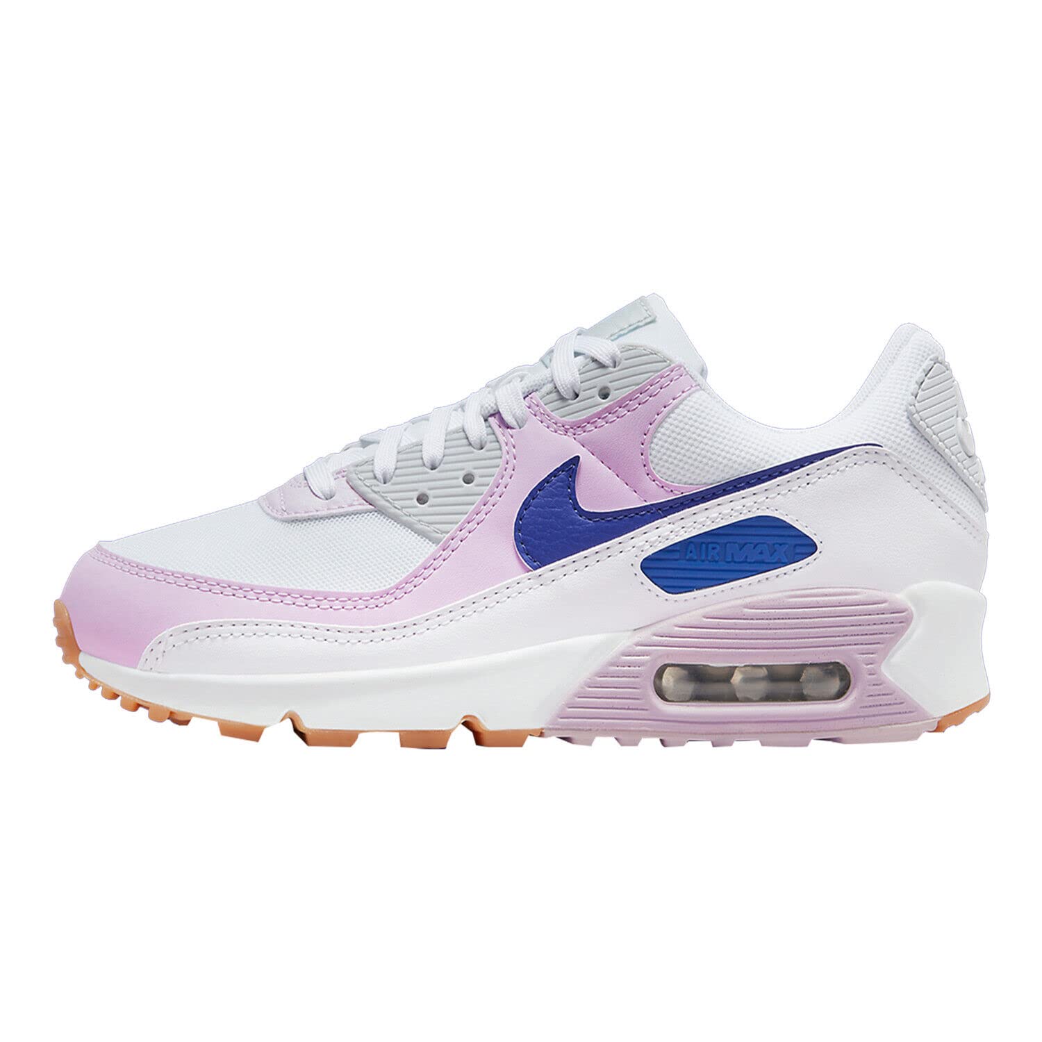 Nike Women's Air Max 90 Shoe, White/Lapis-doll-pure Platinum, 6.5