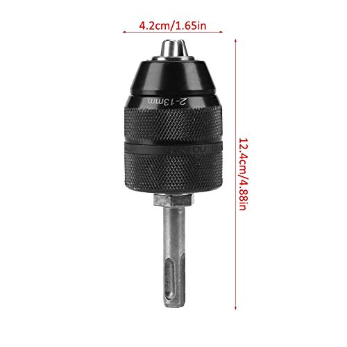 YWBL-WH 2-13mm Keyless Drill Chuck Self-tig htening Lathe Drill Chuck Converter with SDS Adapter Accessories