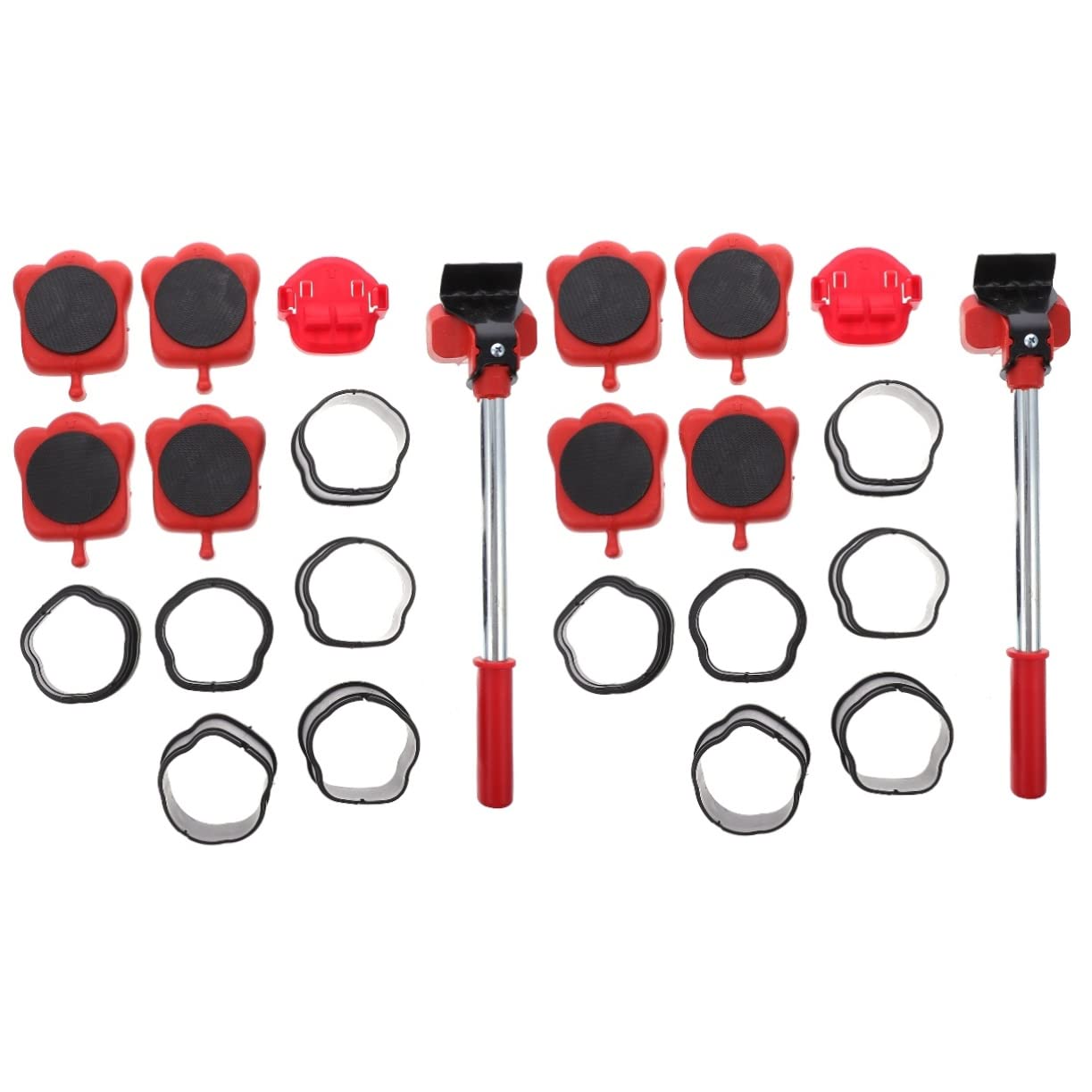 VILLCASE 2 Sets Mover Mover Furniture Lifting Kit Multitools Lift Heavy Objects Jack Furniture Moving Bar Furniture Dollies Easy Trolley Lift and Move Slider Adjustable Abs Furniture Rack