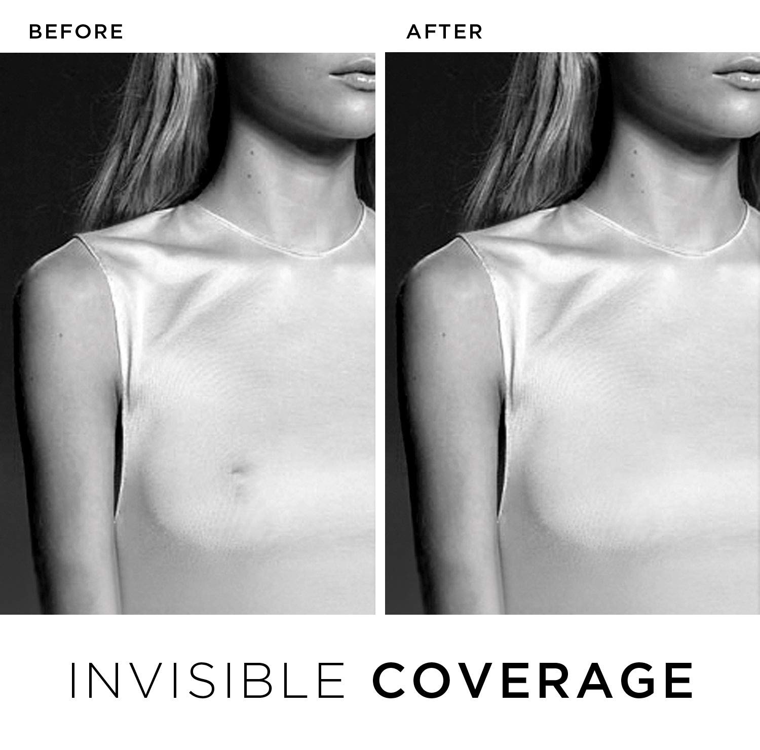 Nippies Non-Adhesive Bra Liner Nipple Covers for Women β Reusable Silicone No-Show Inserts Bra Pad Enhancements with Travel Box - Coco