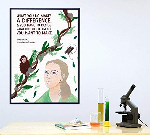 STEM Scientists and Mathematicians Inspirational Quote 8 Poster Set. Fine Art Paper, Laminated, or Framed. Multiple Sizes Available for Home, Office, or School.