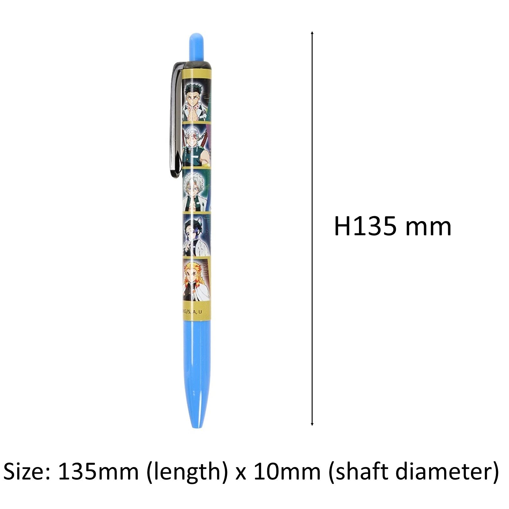 SUN-STAR Demon Slayer: Ballpoint Pen 0.7mm Black, Kimetsu no Yaiba C4647599 B