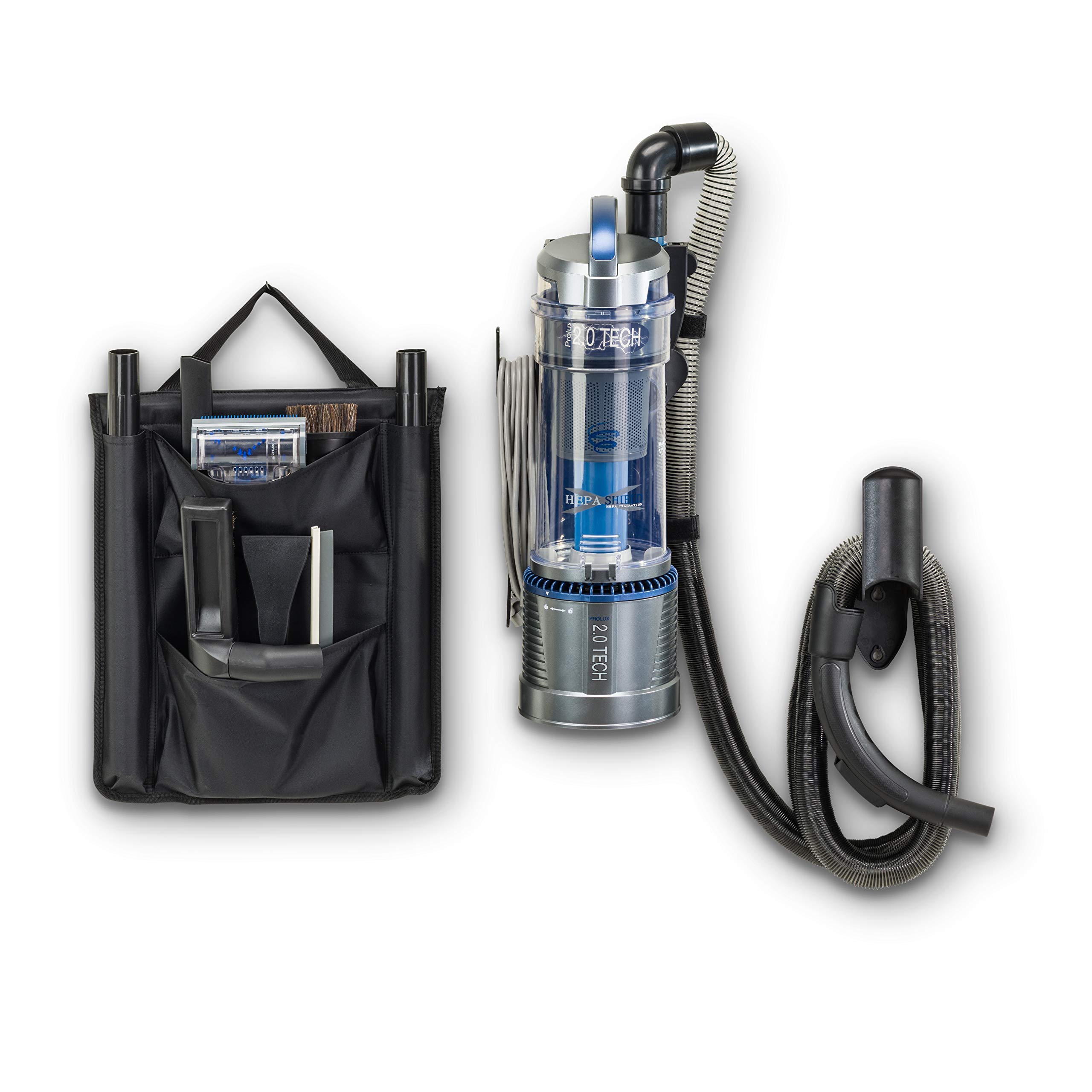 Prolux 2.0 Powerful Wall Mountable Bagless Garage Vacuum w/Attachments and Dual HEPA Filtration