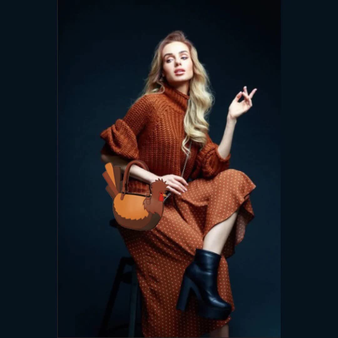 The Original Chicken Handbag, Chicken Shaped Handbags For Women, Patented Chicken Purse, made with durable and quality leather