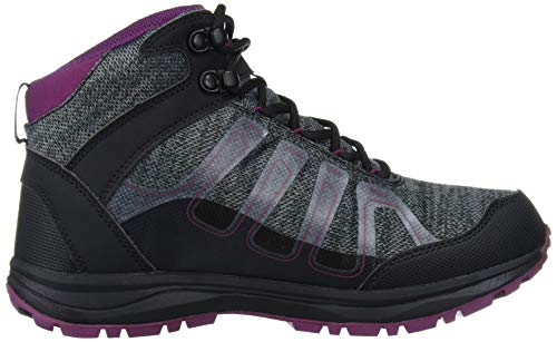 Northside Women's Gamma Mid WP Hiking Boot, Dark gray/wine, 10 M US