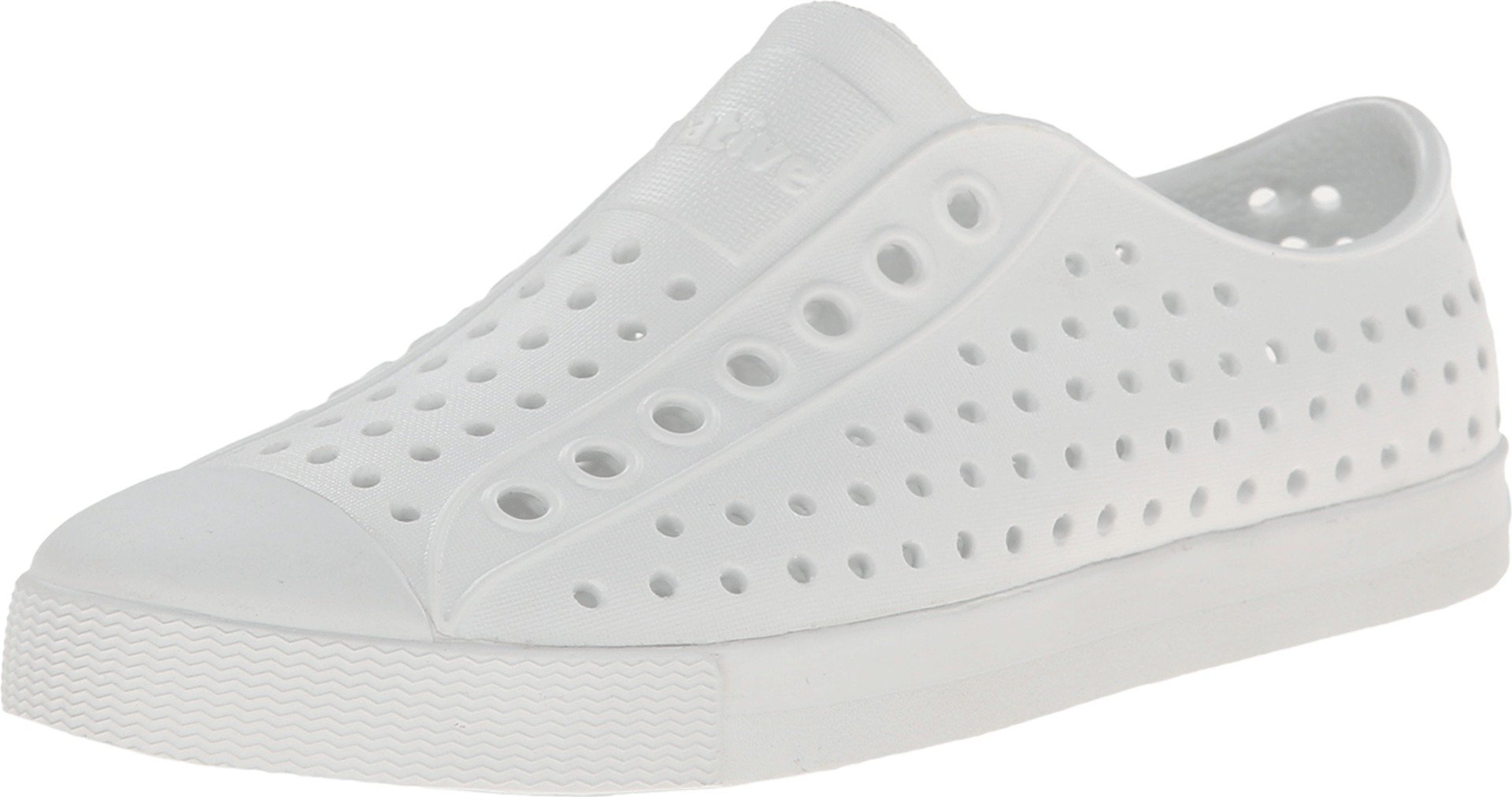 Native Shoes, Jefferson, Adult Shoe, Shell White/Shell White, 11 M US Women/9 M US Men