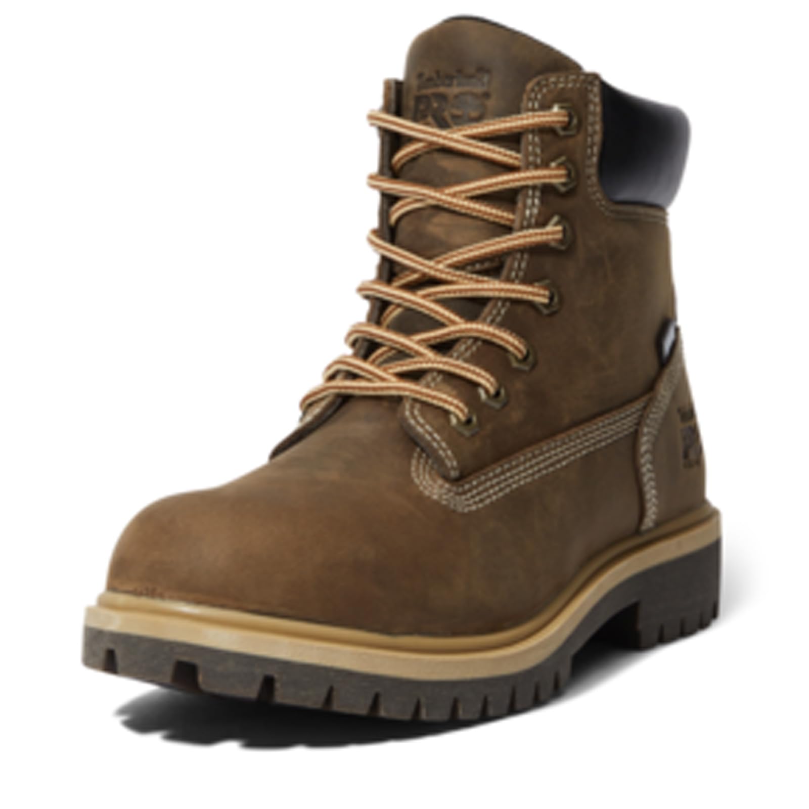 Timberland PRO Women's Direct Attach 6 Inch Steel Safety Toe Insulated Waterproof Industrial Work Boot, Turkish Coffee, 6 Wide