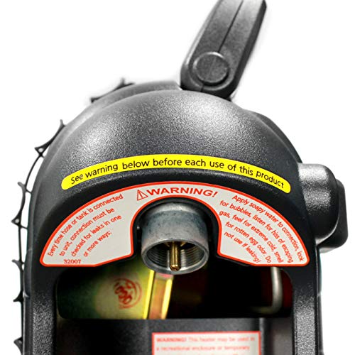 Mr. Heater F232000 MH9BX Buddy 4,000-9,000-BTU Indoor-Safe Portable Propane Radiant Heater, Red-Black