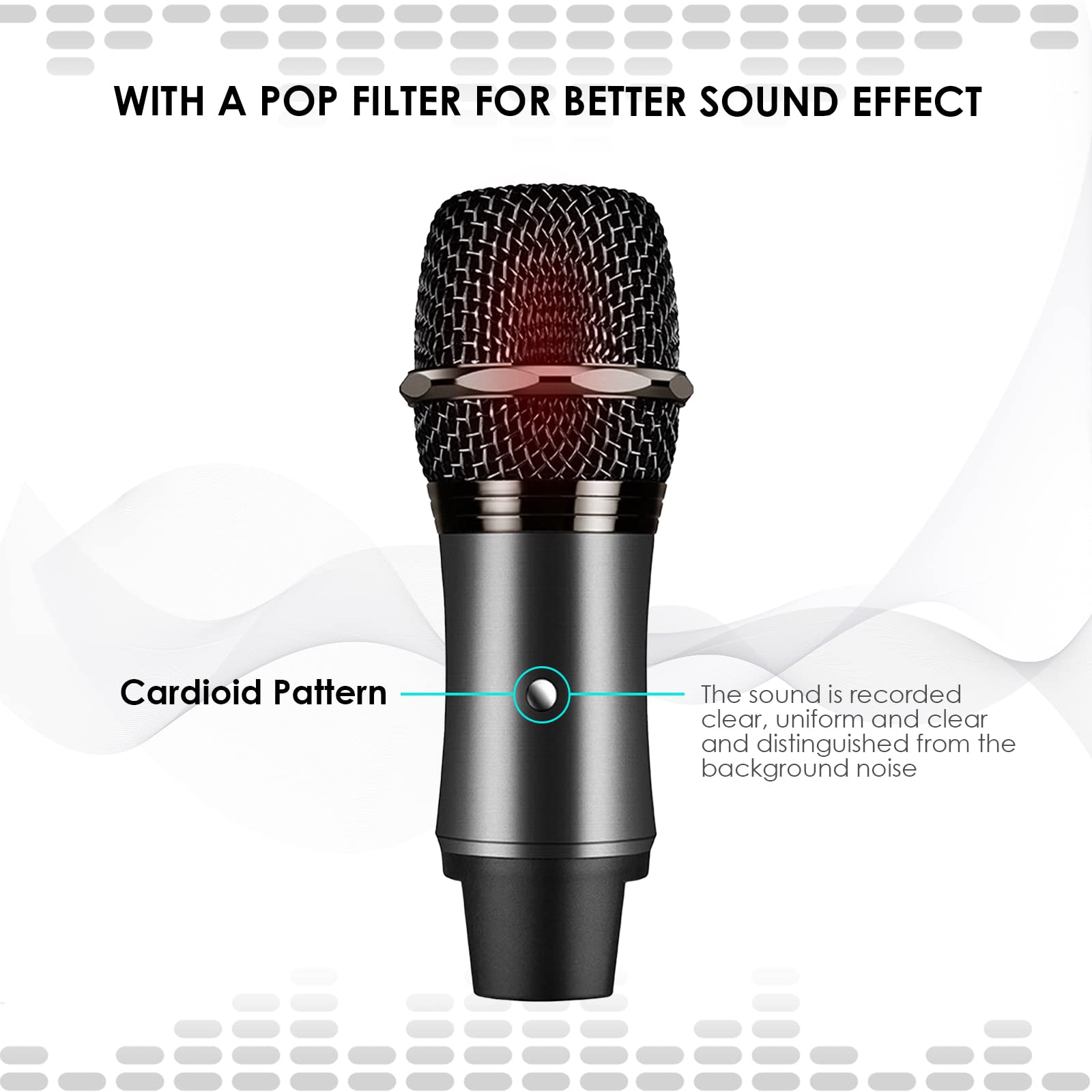 SOONHUA USB Microphone for Laptop, PC, TikTok, YouTube, Skype - Omnidirectional Condenser Mic with Tripod Stand, 90 Adjustable, Cardioid Pattern, Solid Metal Construction