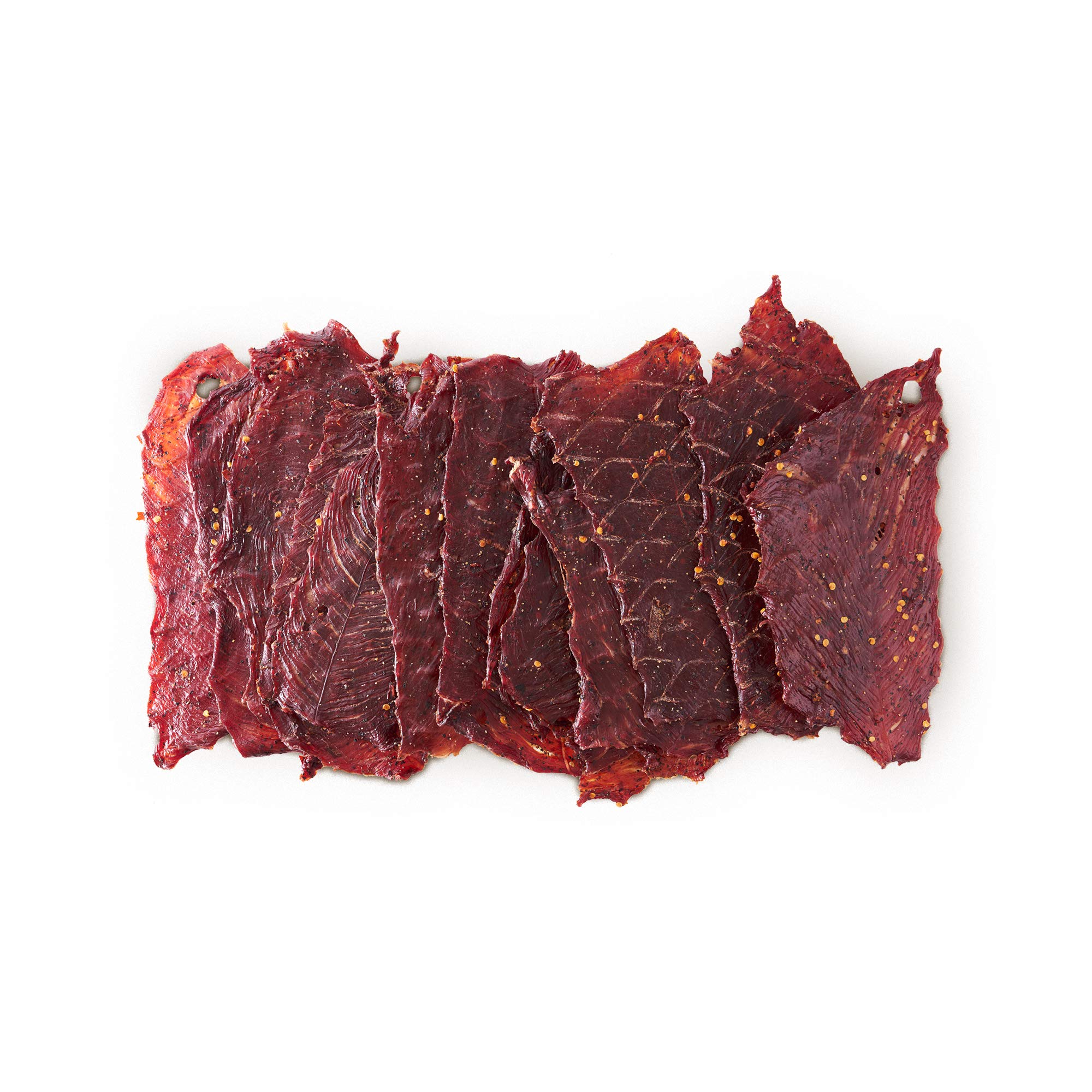 People's Choice Beef Jerky - Classic - Hot & Spicy - Big Slab - Whole Muscle Premium Cuts - Bulk Jerky Package - Thin Sheets - Low Sodium Low Salt High Protein Meat Snack - 15 Count, 1 Bag